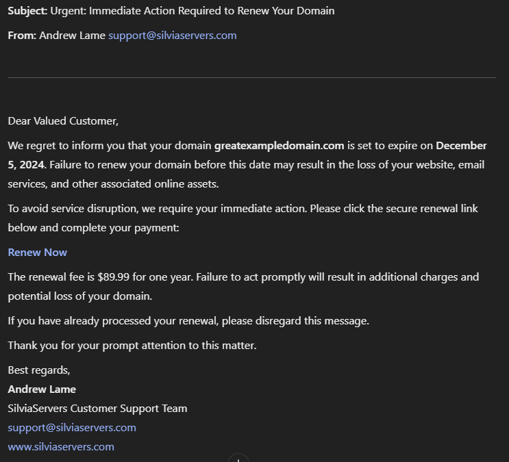 How to Recognize and Handle Domain Registration Scams - Domain Name and Registration ...
